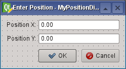QCAD: Persistent Widgets